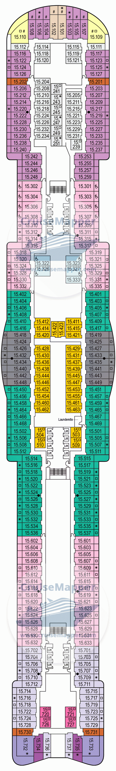 Iona Deck 15 Plan CruiseMapper